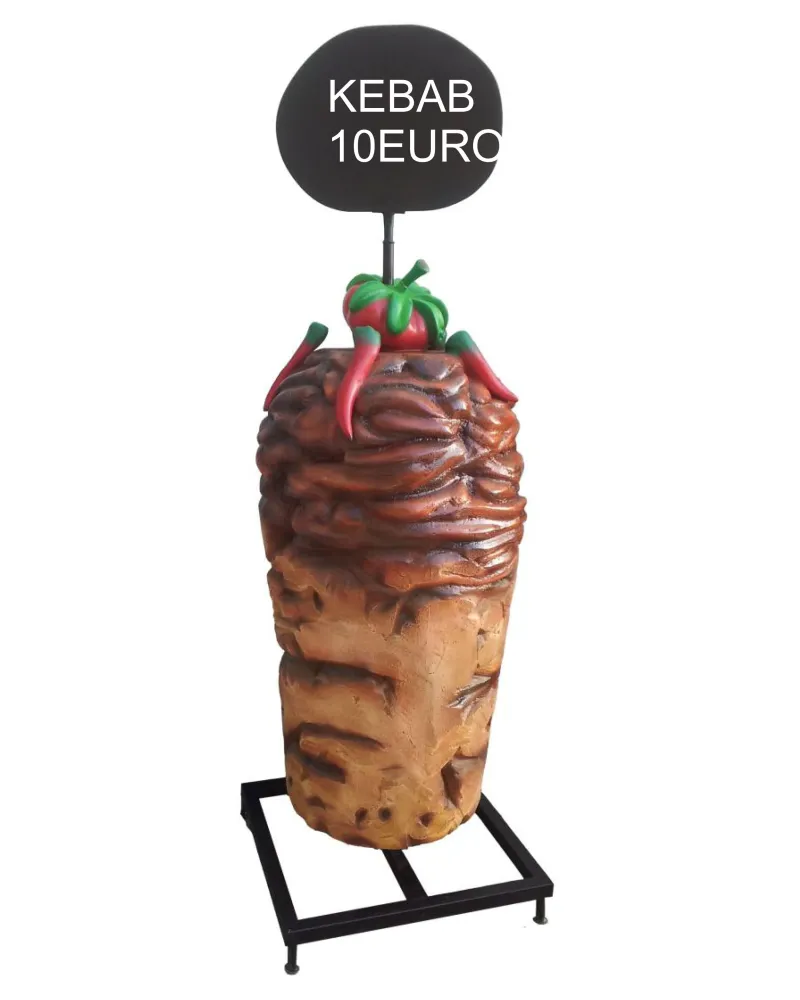 Statue of a giant Kebab in resin ideal for your decoration - Déco et ...