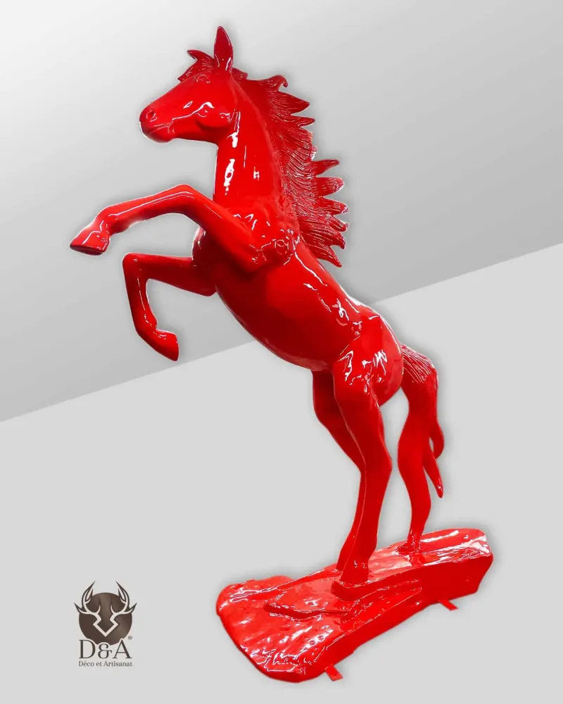 Life-size Prancing Ferrari Horse fiber resin decoration statue | Déco ...