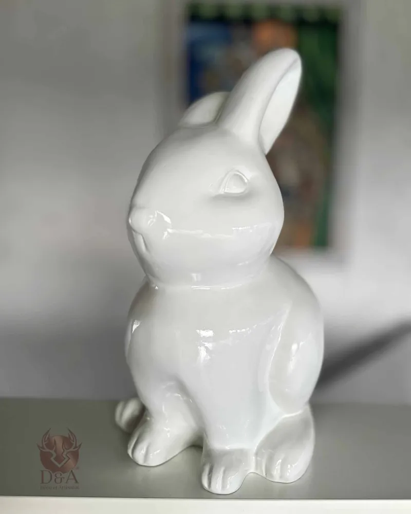 Animals | Resin statue and sculpture of a Rabbit | Déco et Artisanat